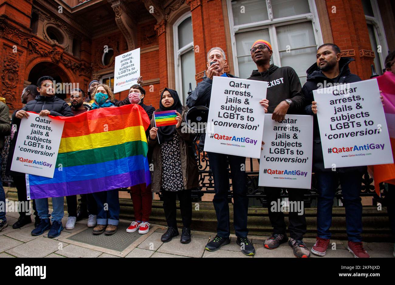 London, UK. 19th Nov, 2022. Human rights campaigner and LGBT activist ...