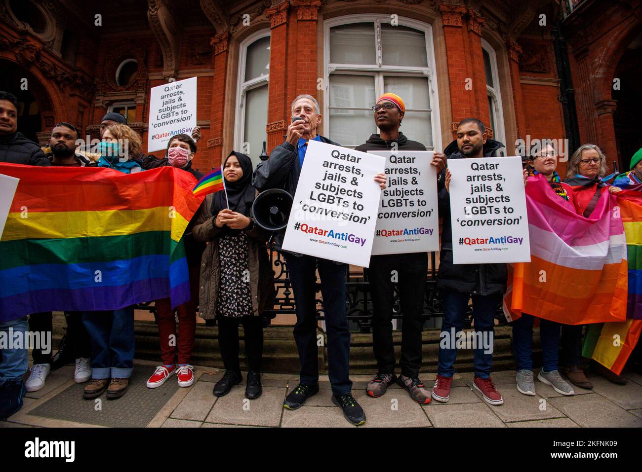 London, UK. 19th Nov, 2022. Human rights campaigner and LGBT activist ...