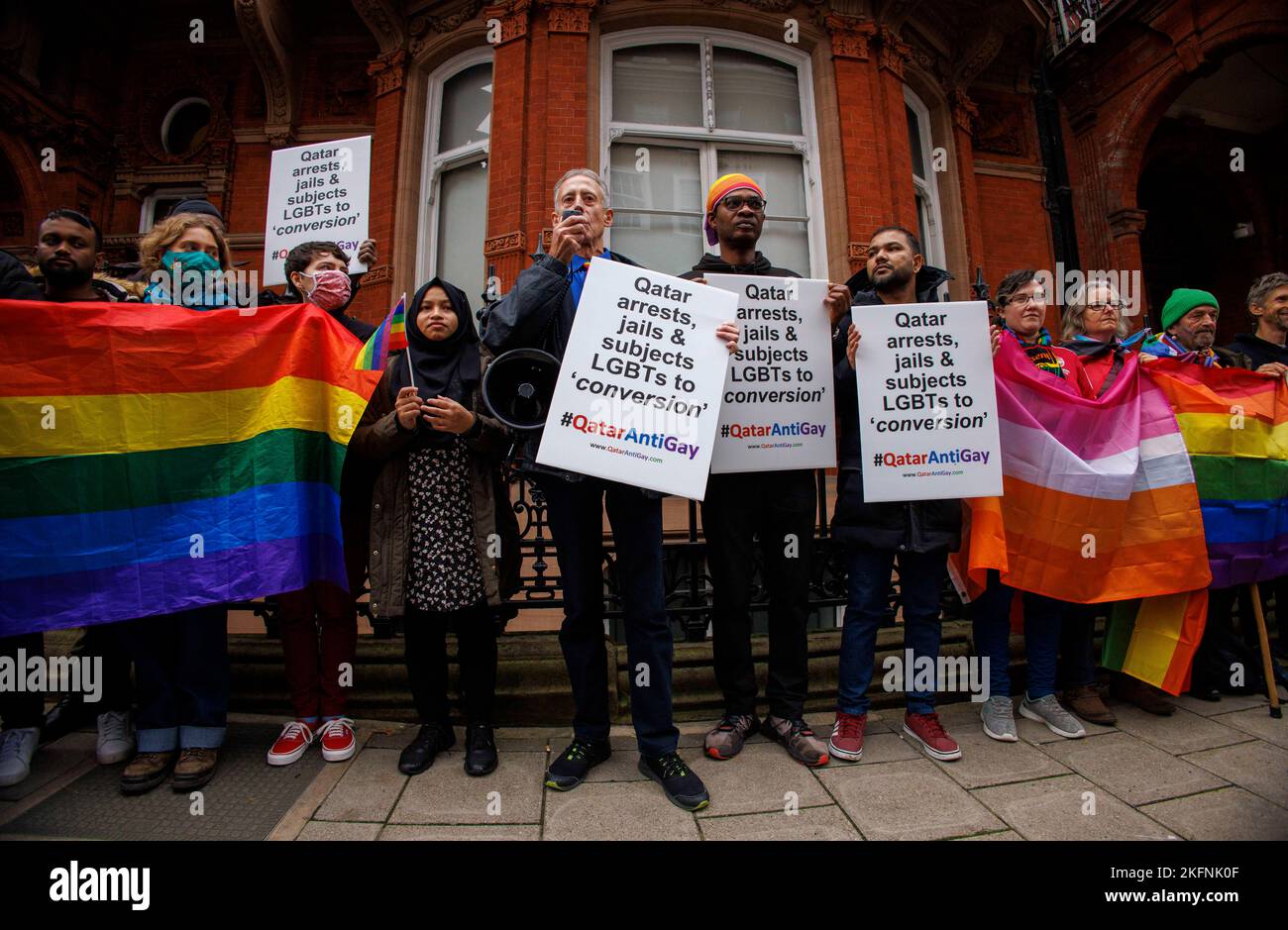 London, UK. 19th Nov, 2022. Human rights campaigner and LGBT activist ...