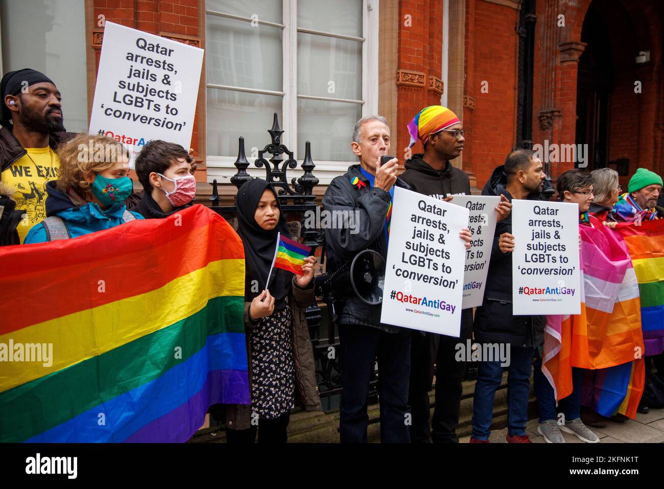 London, UK. 19th Nov, 2022. Human rights campaigner and LGBT activist ...
