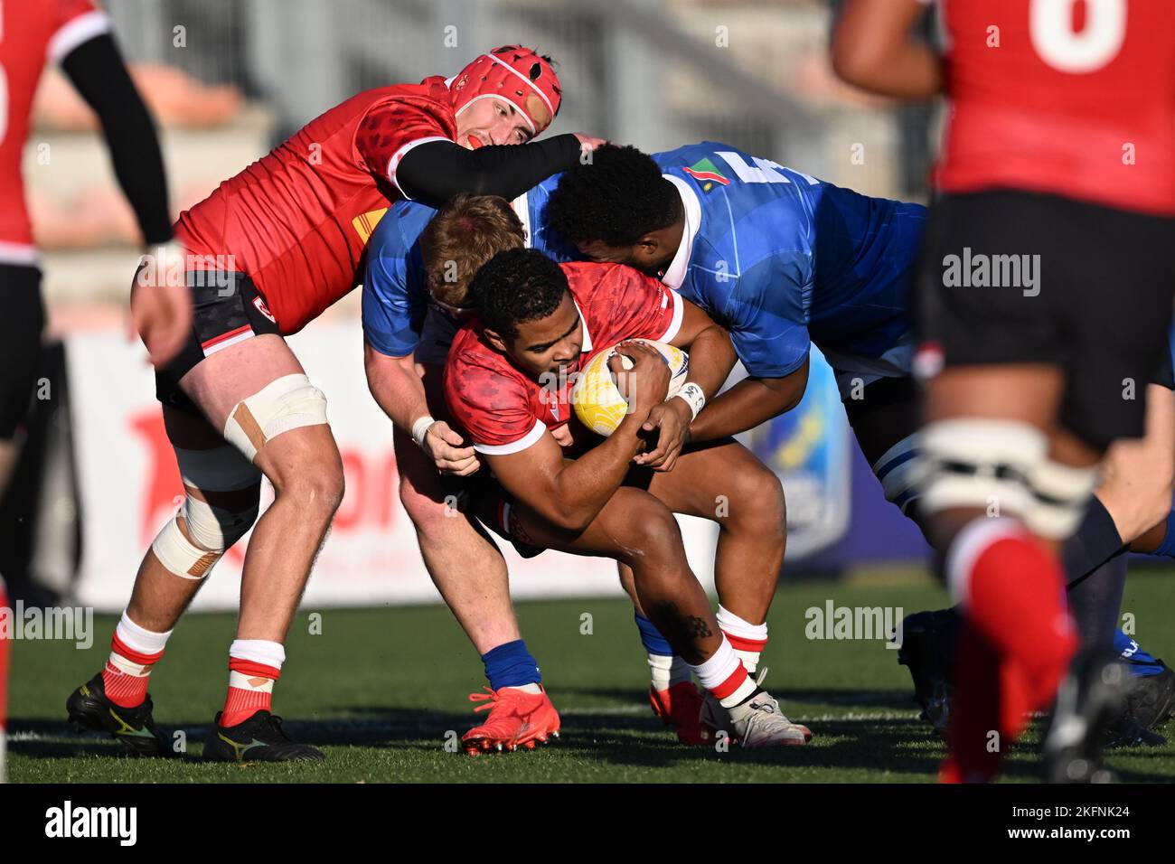 HERENVEEN - Netherlands, 19/11/2022, AMSTERDAM - (l-r) Josh Larsen of ...