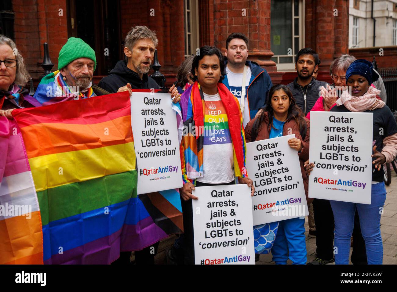 London, UK. 19th Nov, 2022. Human rights campaigner and LGBT activist ...