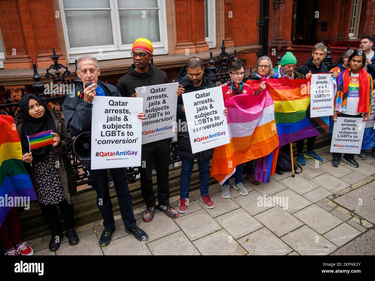 London, UK. 19th Nov, 2022. Human rights campaigner and LGBT activist ...