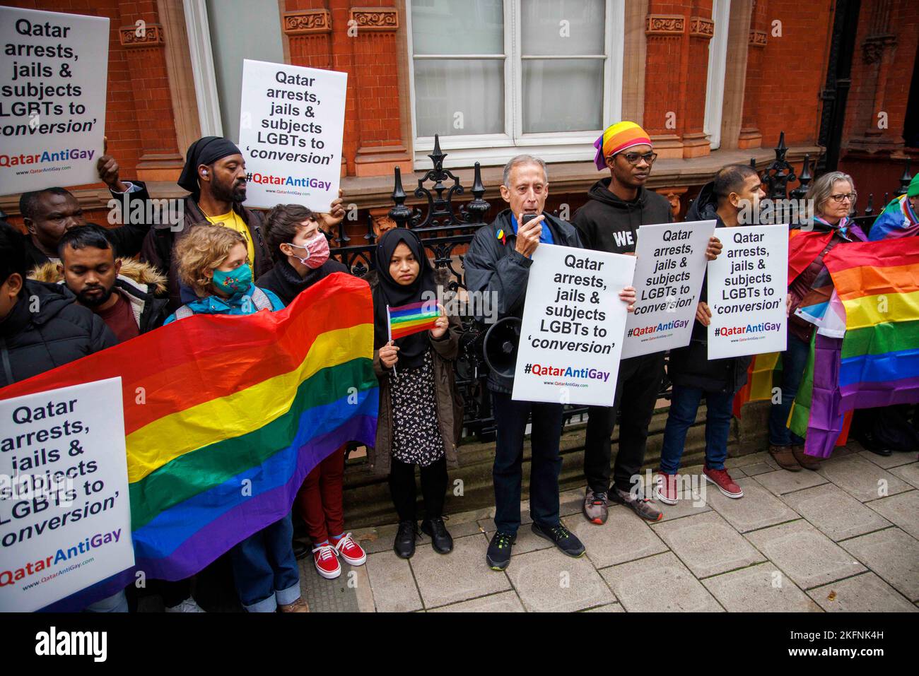 London, UK. 19th Nov, 2022. Human rights campaigner and LGBT activist ...