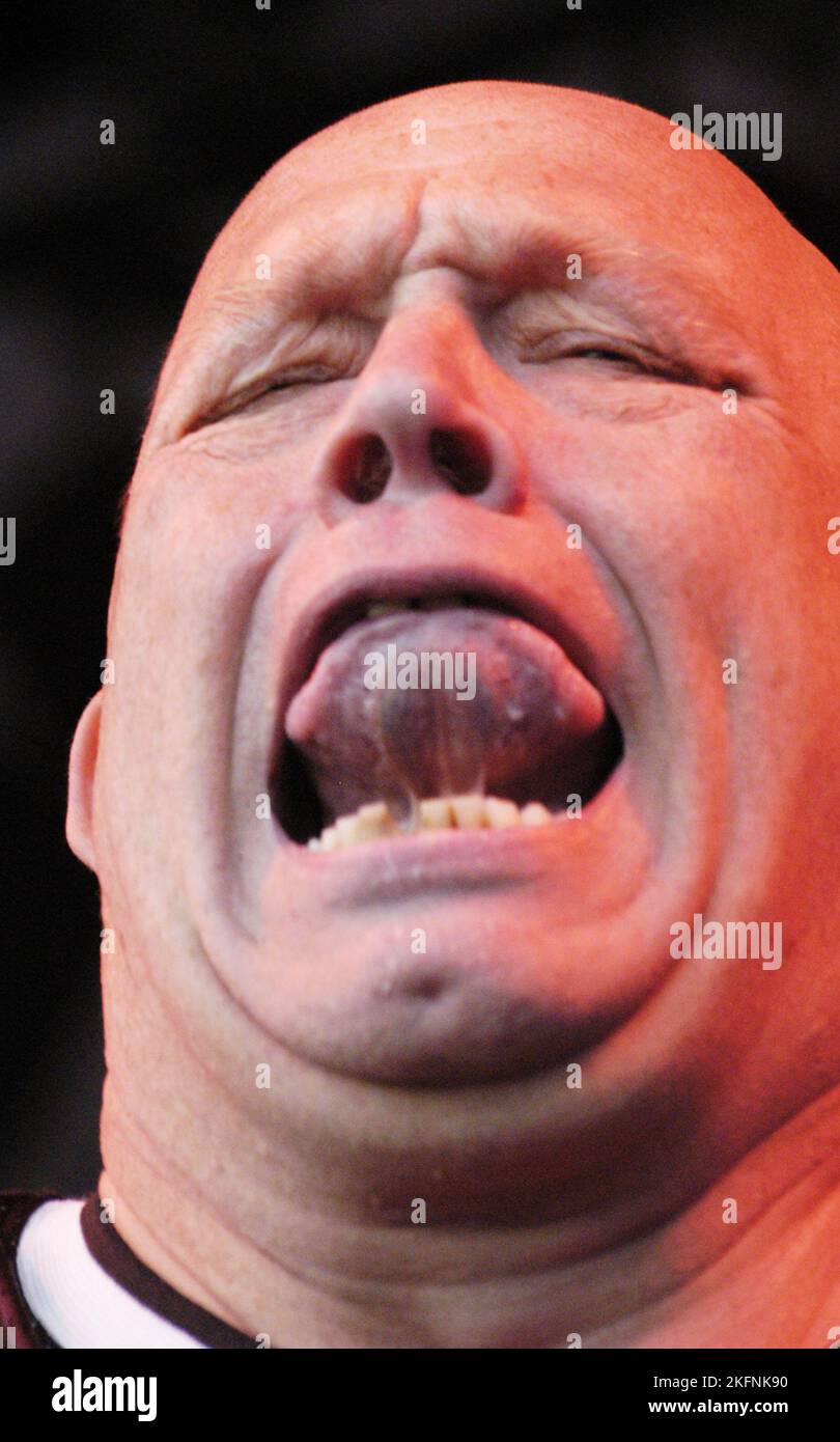 Buster Bloodvessel of Bad Manners playing at Cardiff Big Weekend ...