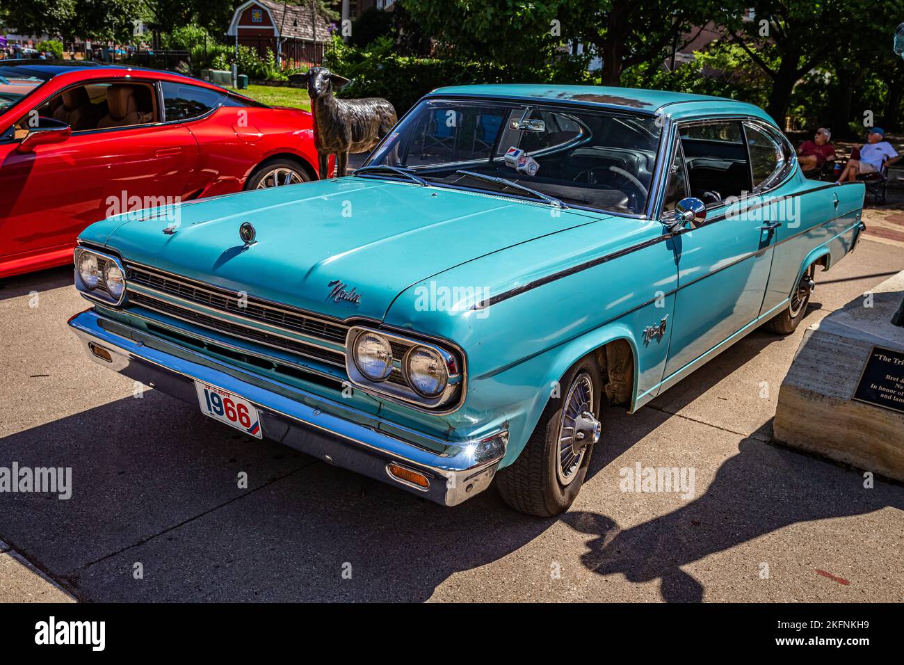 Des Moines, IA - July 03, 2022: High perspective front corner view of a ...