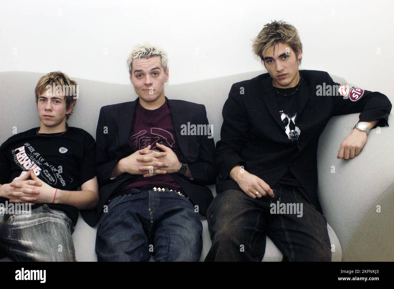 BUSTED, PORTRAIT, 2003: A young band portrait of the pop-punk band ...