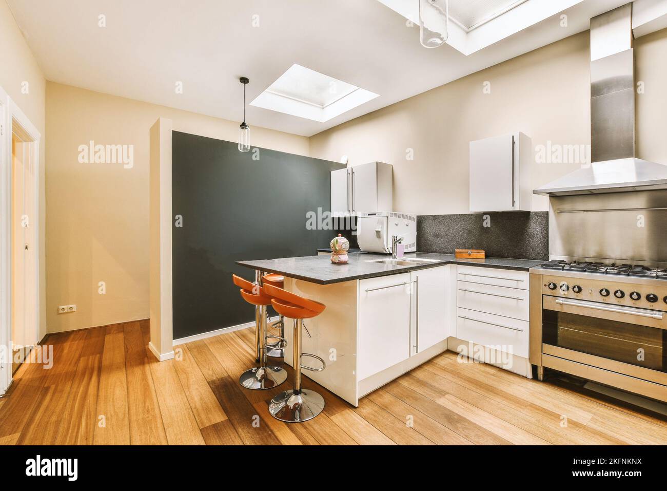 Interior of a beautiful kitchen Stock Photo - Alamy