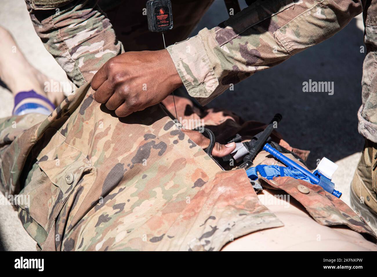 Staff Sgt. Caleb Stinson and Sergeant 1st Class Jason Pate, 68W Combat ...