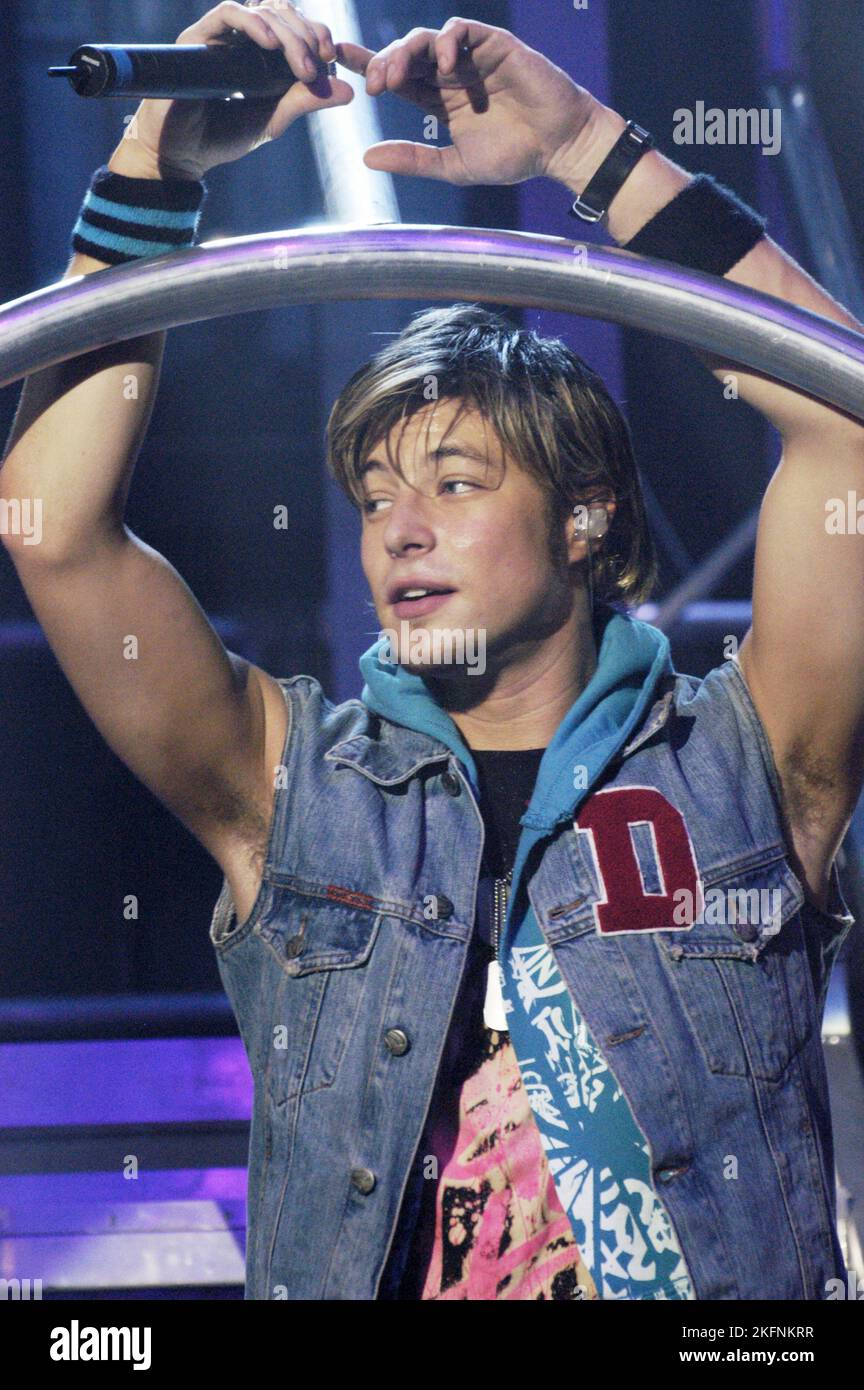Duncan James of boyband BLUE at Cardiff International Arena, 17 ...