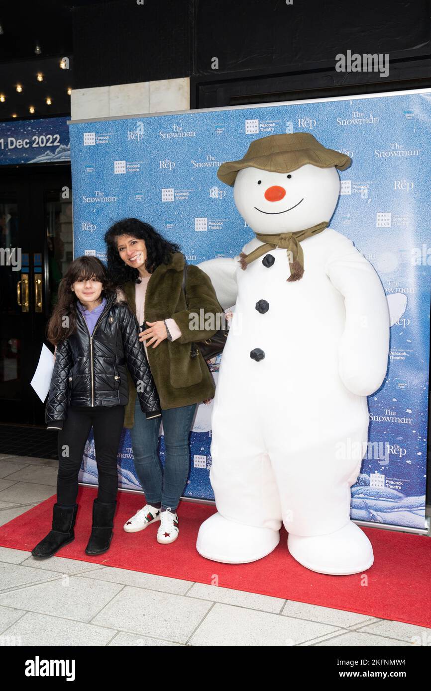 Shappi Khorsandi arrives at the Snowman 25th anniversary gala ...
