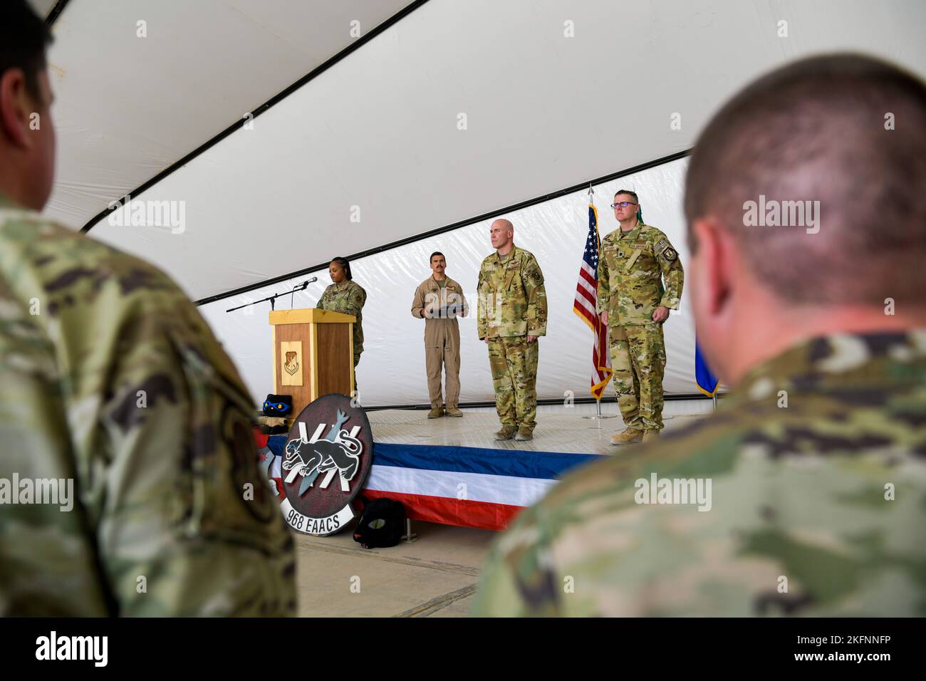The U.S. Air Force’s 968th Expeditionary Airborne Air Control Squadron ...