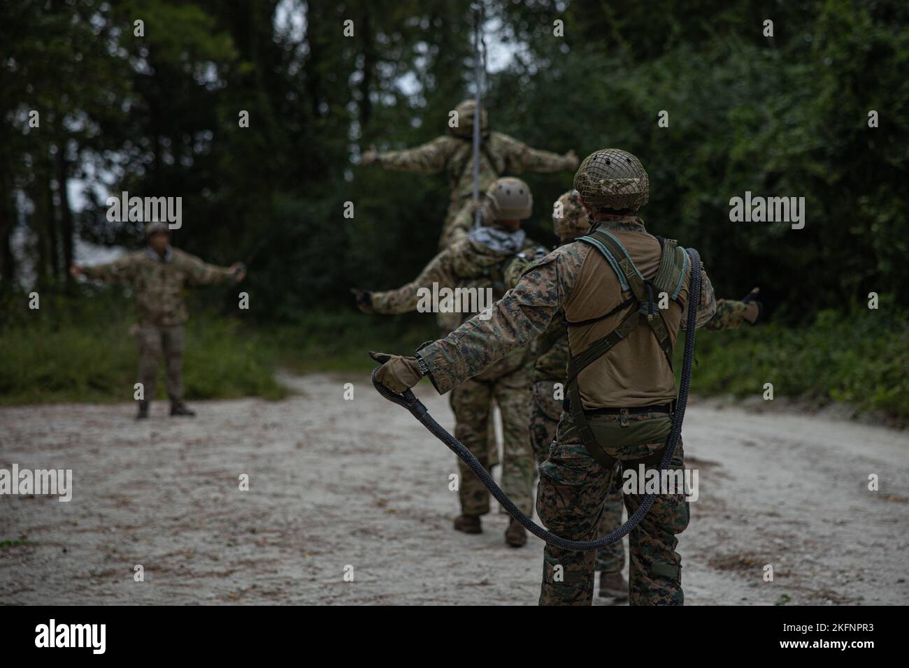 U.S. Marines with Maritime Special Purpose Force (MSPF), 26th Marine ...