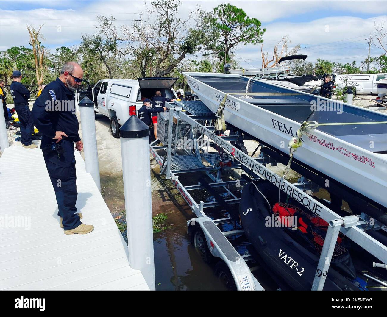 Rotunda, FL (Sept. 29, 2022) Boat teams one and two of FEMA Virginia ...