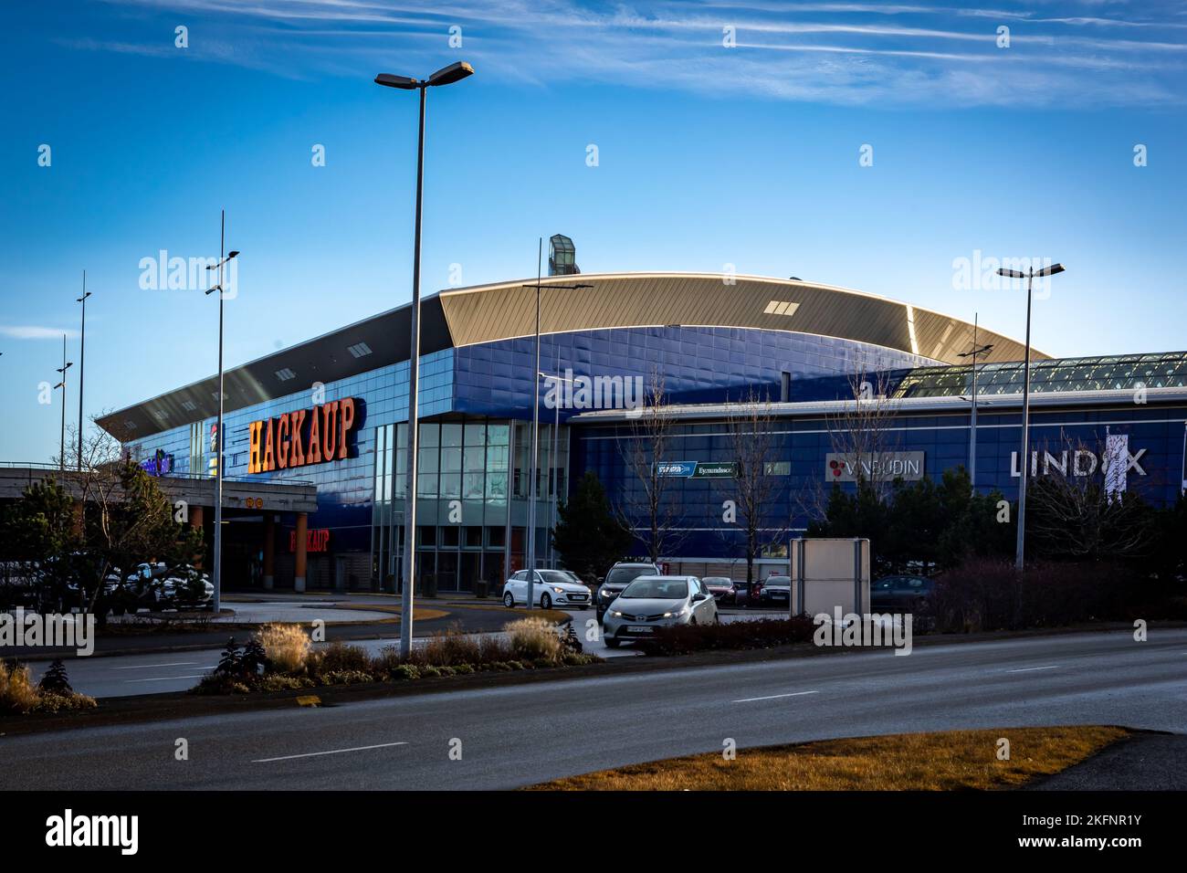 Reykjavik, Iceland - November 10, 2022: Smaralind shopping centre ...
