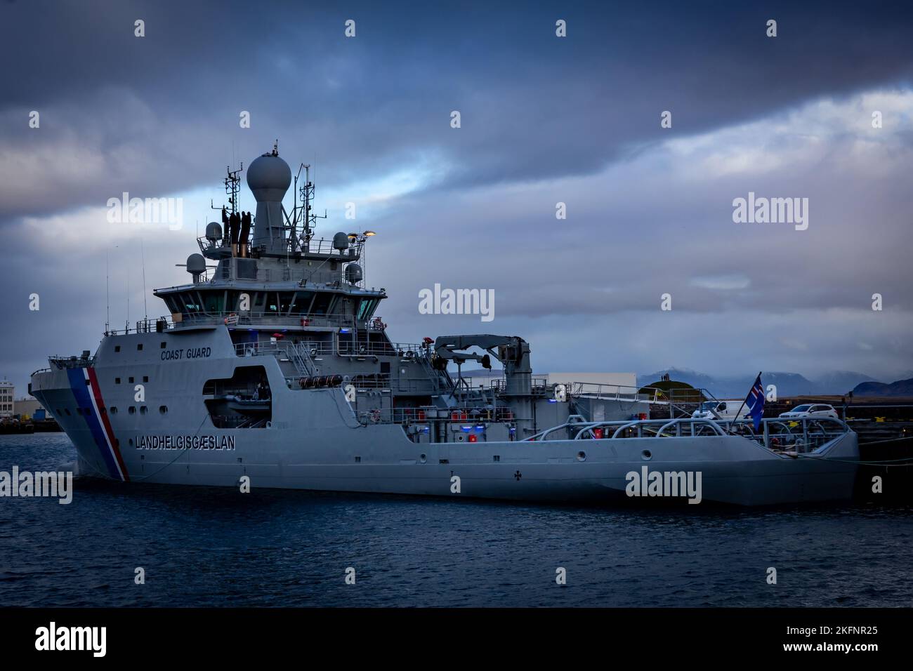 Reykjavik, Iceland - November 10, 2022: Icelandic coastguard ship ...