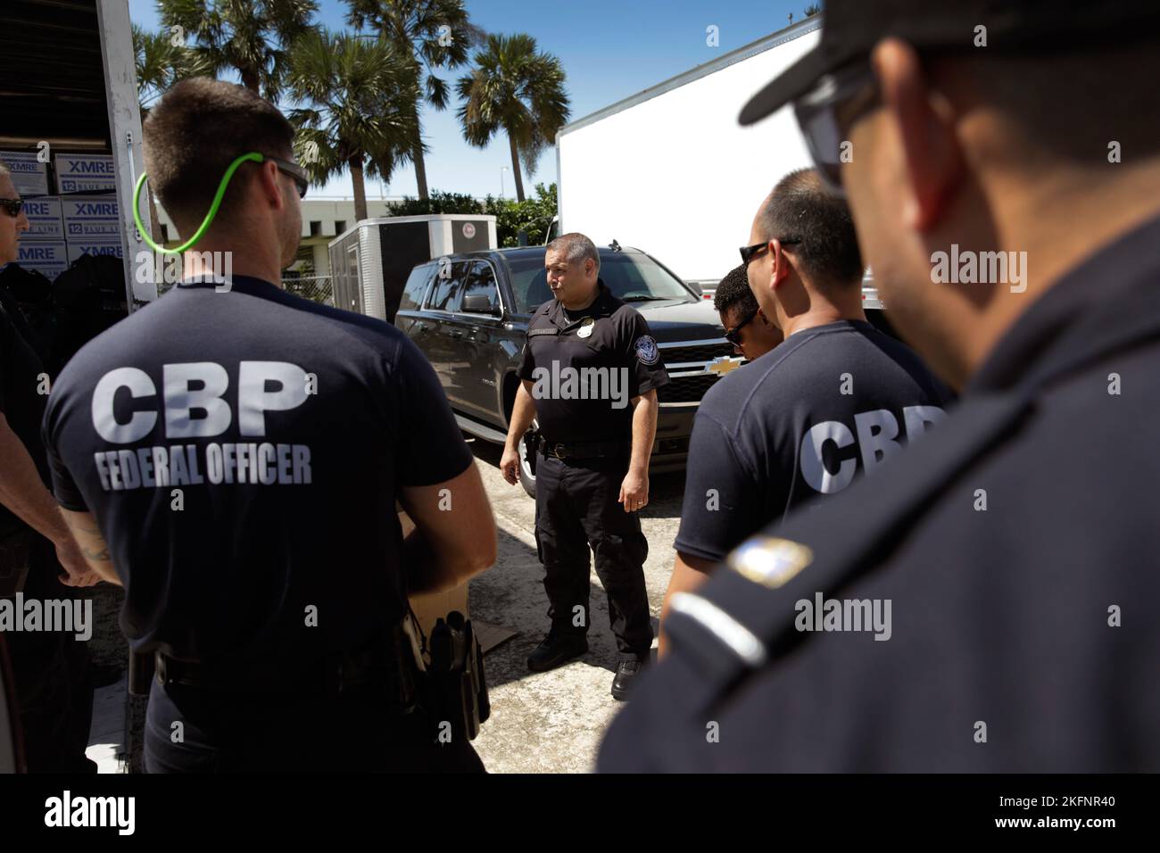 U.S. Customs and Border Protection officers with the Office of Field ...