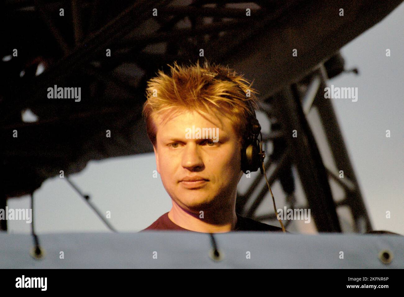 TIMO MASS, DJ, YOUNG, 2003: DJ and producer Timo Maas at Homelands ...