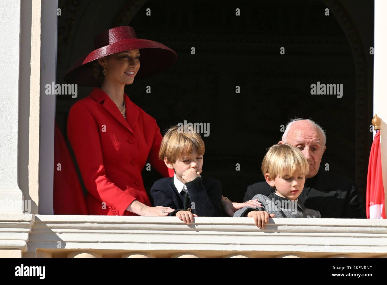 Prince Albert II of Monaco and Princess Charlene with their children ...