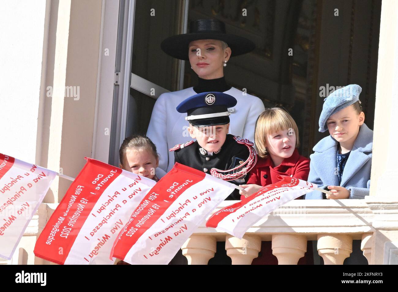 Monaco, Monaco. 19th Nov, 2022. Prince Albert II of Monaco and Princess ...