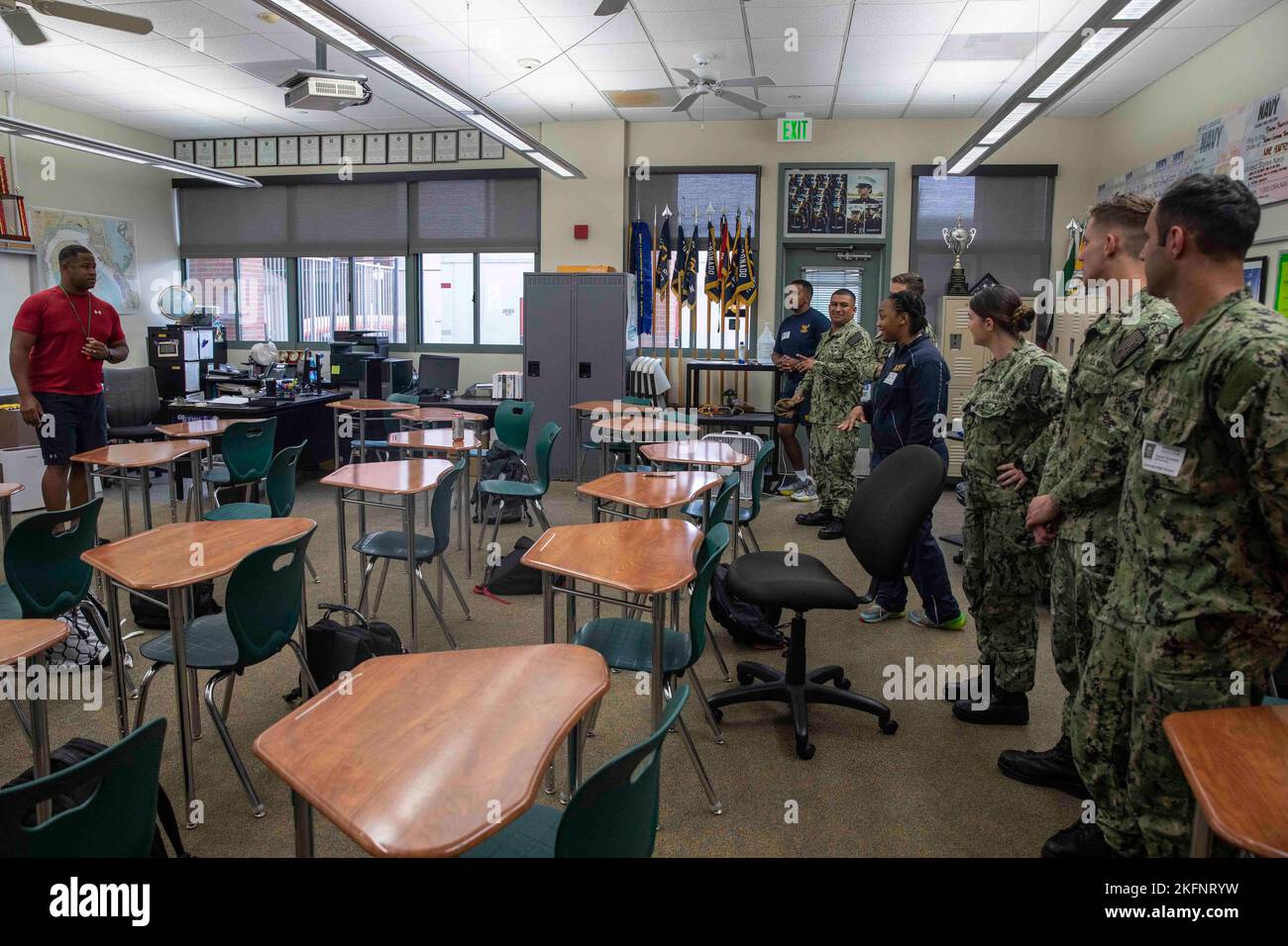 SAN DIEGO (Sept. 29, 2022) – William Nesbitt, a Navy Junior Reserves ...