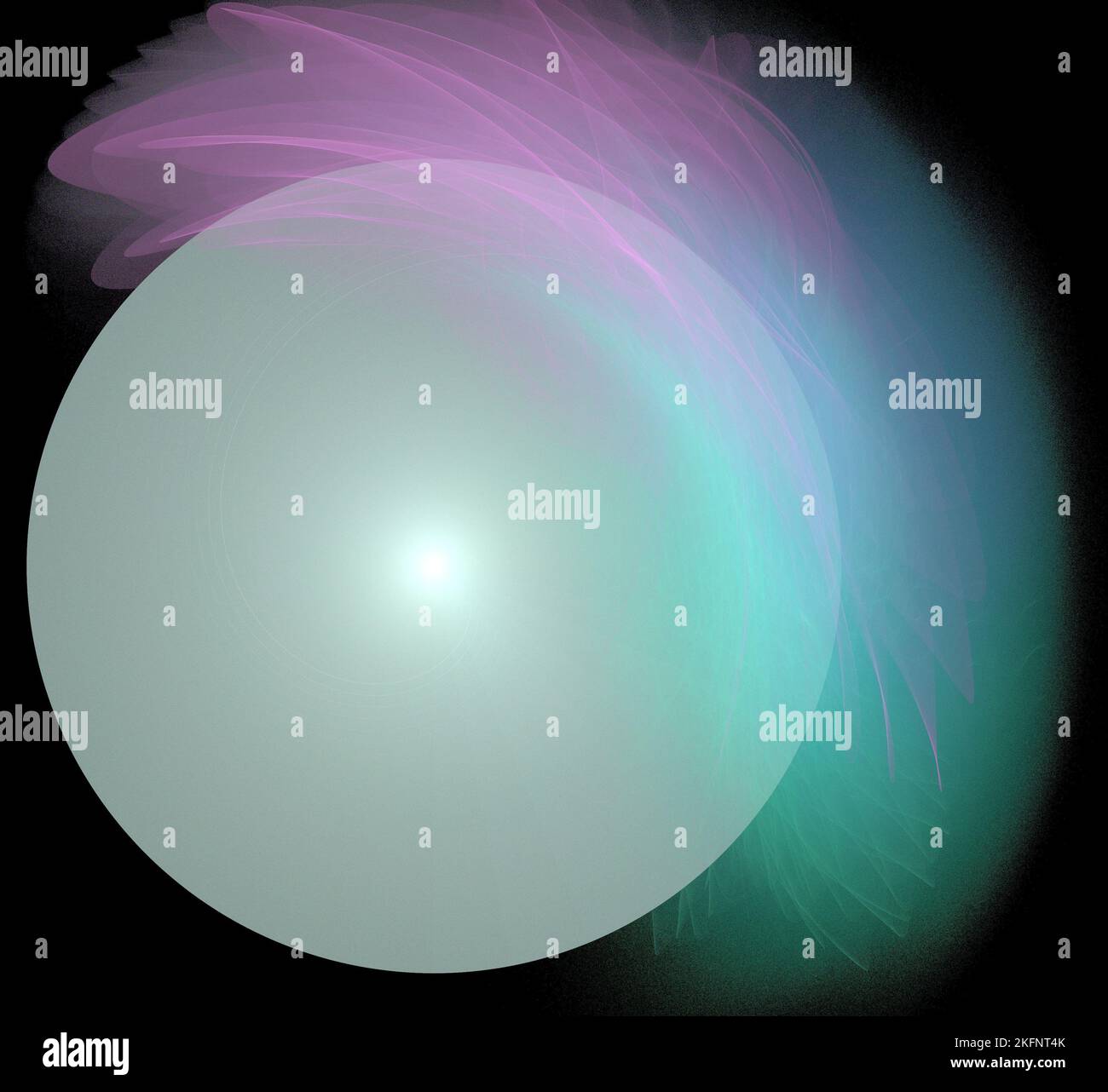 image of one Illustration of digital fractal Stock Photo - Alamy