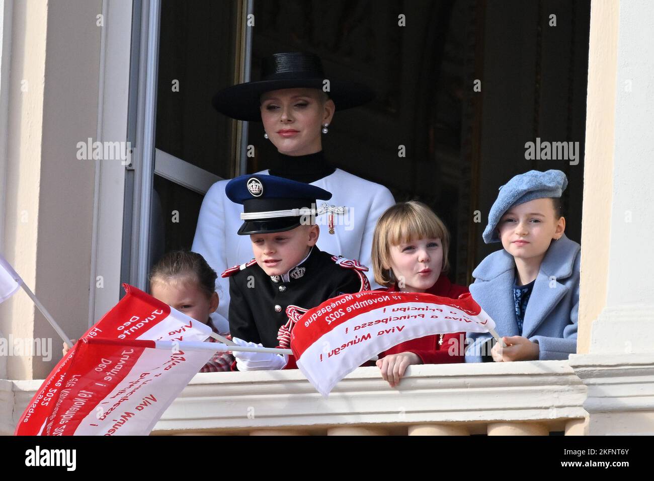 Monaco, Monaco. 19th Nov, 2022. Prince Albert II of Monaco and Princess ...