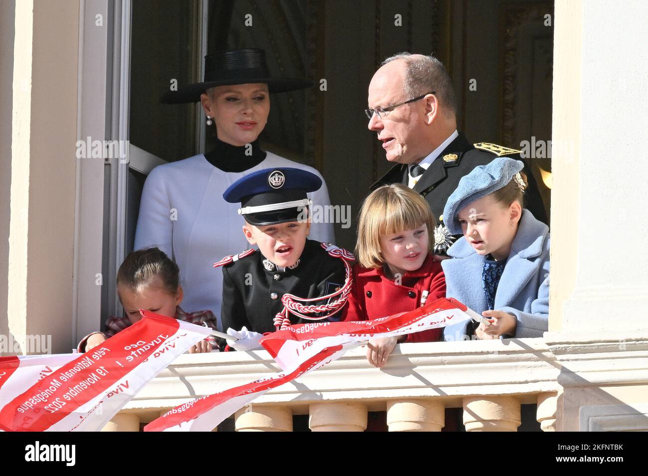 Monaco, Monaco. 19th Nov, 2022. Prince Albert II of Monaco and Princess ...