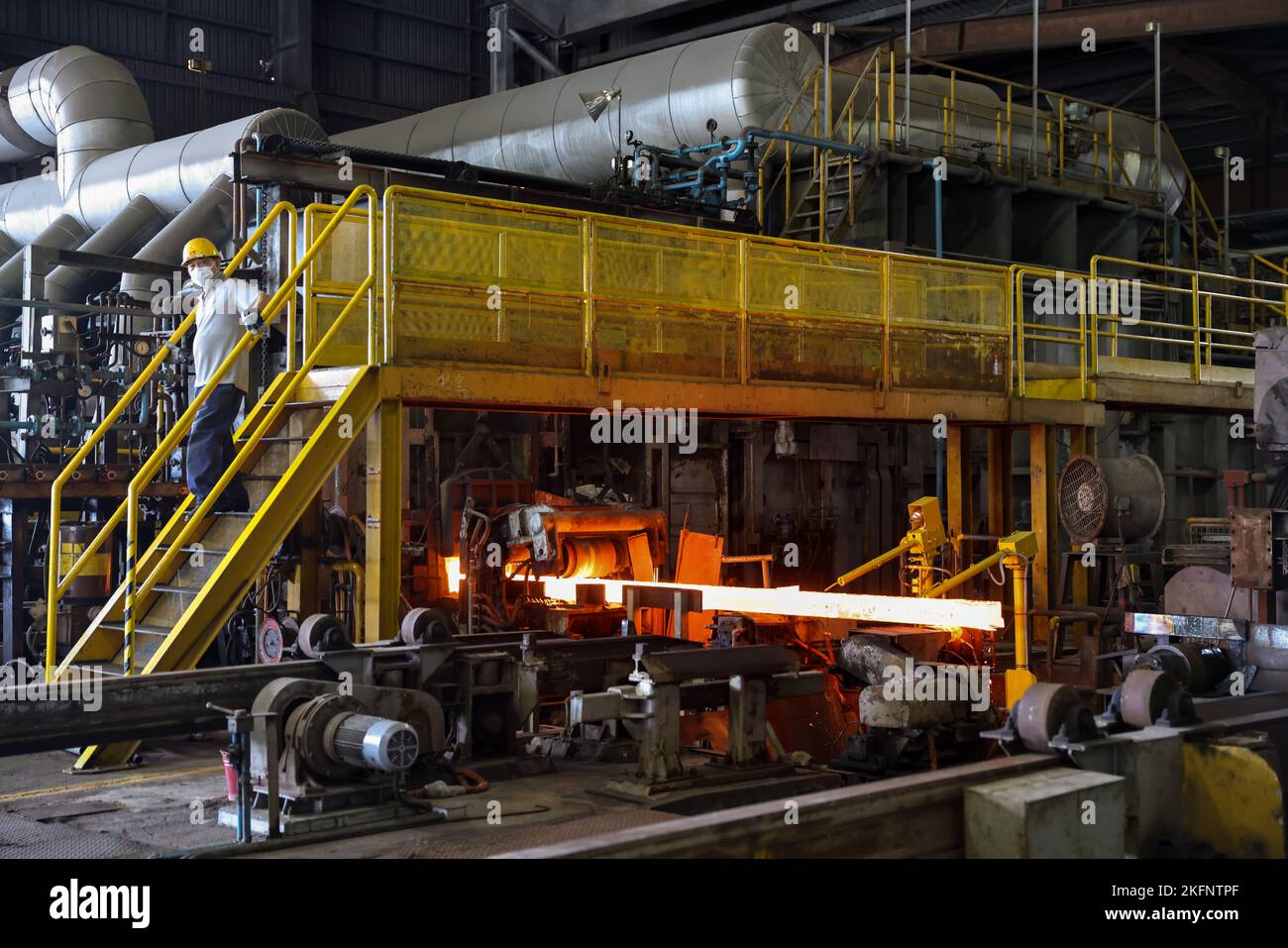 Shiu Wing Steel, a steel rolling mill, at Tuen Mun. 09NOV22 SCMP/ K. Y ...