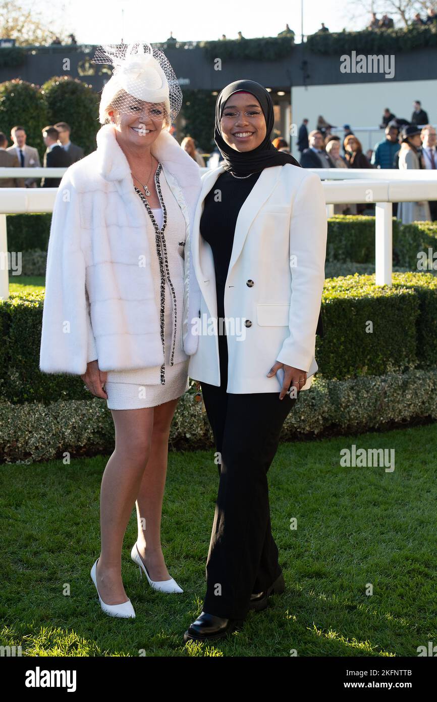 Ascot, UK. 19th November, 2022. Joanne Burke, owner of Chanelle Pharma ...