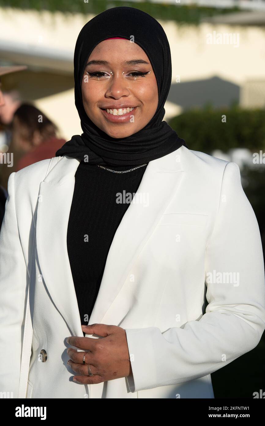Ascot, UK. 19th November, 2022. Khadijah Mellah at Ascot Races today ...