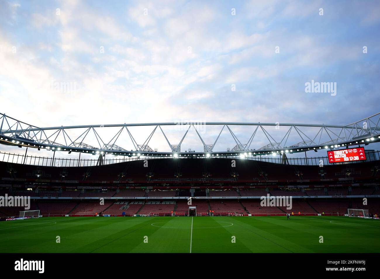 General view of the pitch before the Barclay Women's Super League match ...