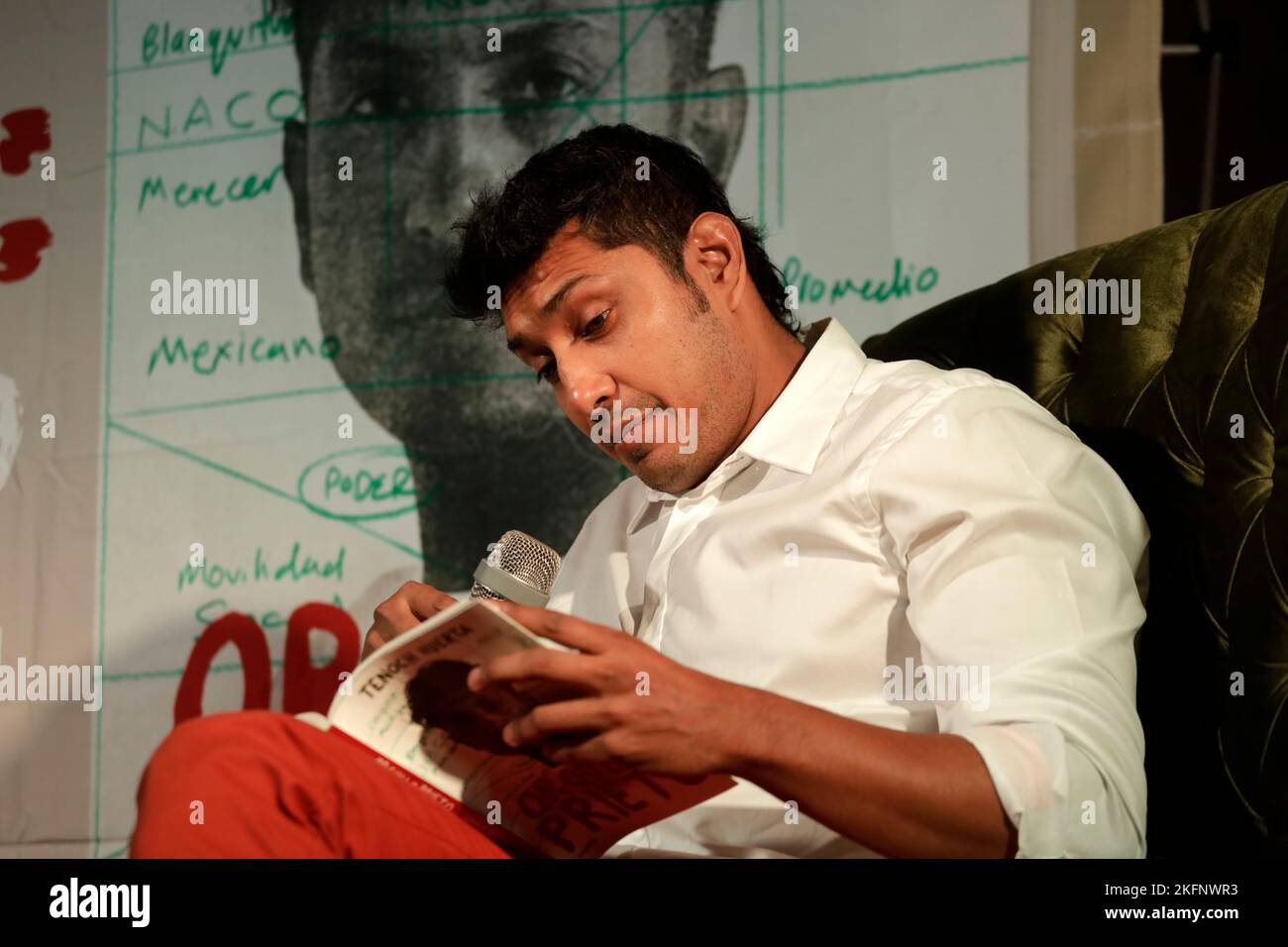 Mexico City, Mexico. 18th Nov, 2022. Mexican actor Tenoch Huerta ...