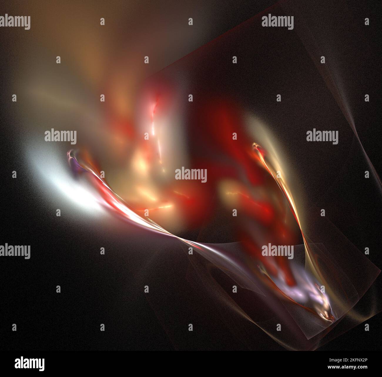 image of one Illustration of digital fractal Stock Photo - Alamy