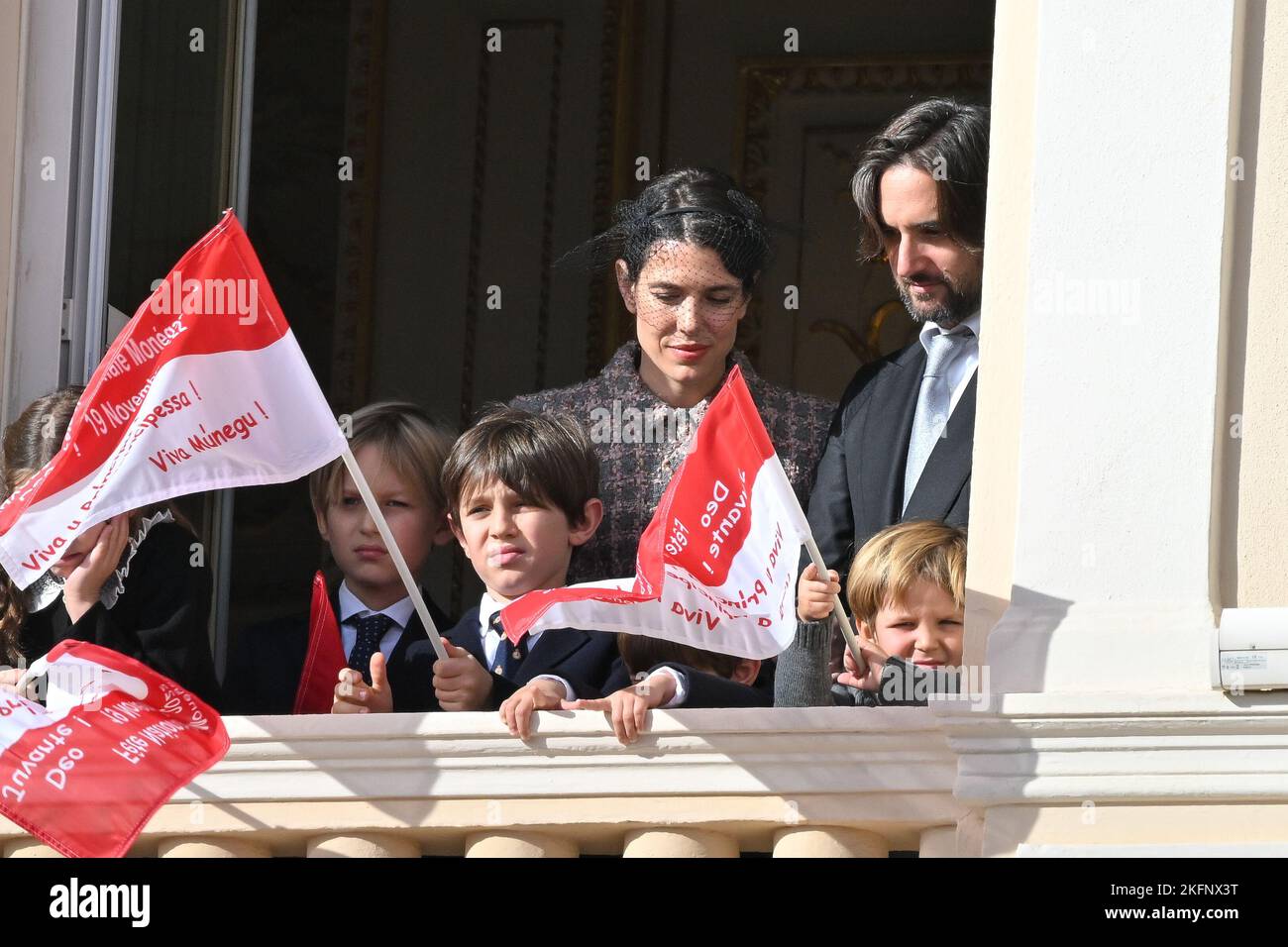 Monaco, November 19, 2022. Prince Albert II of Monaco and Princess ...