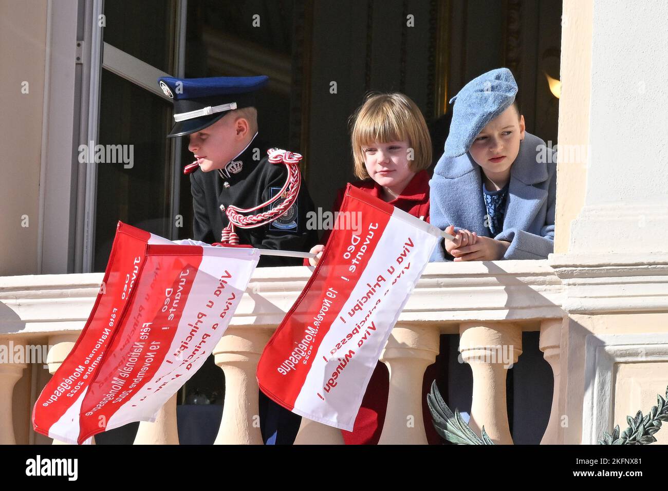Monaco, November 19, 2022. Prince Albert II of Monaco and Princess ...