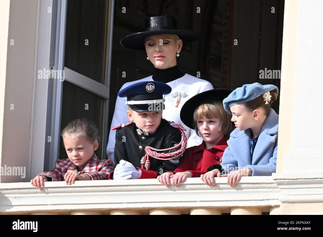 Monaco, November 19, 2022. Prince Albert II of Monaco and Princess ...