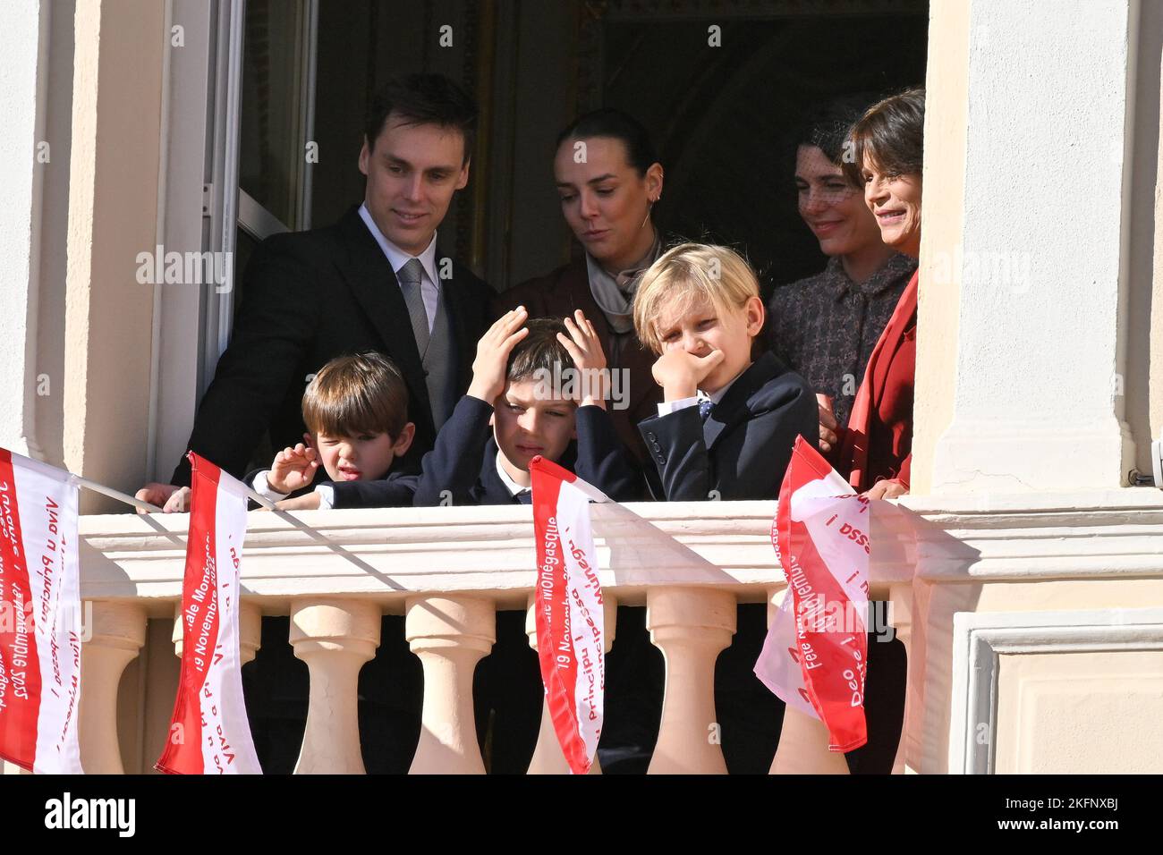 Monaco, November 19, 2022. Prince Albert II of Monaco and Princess ...
