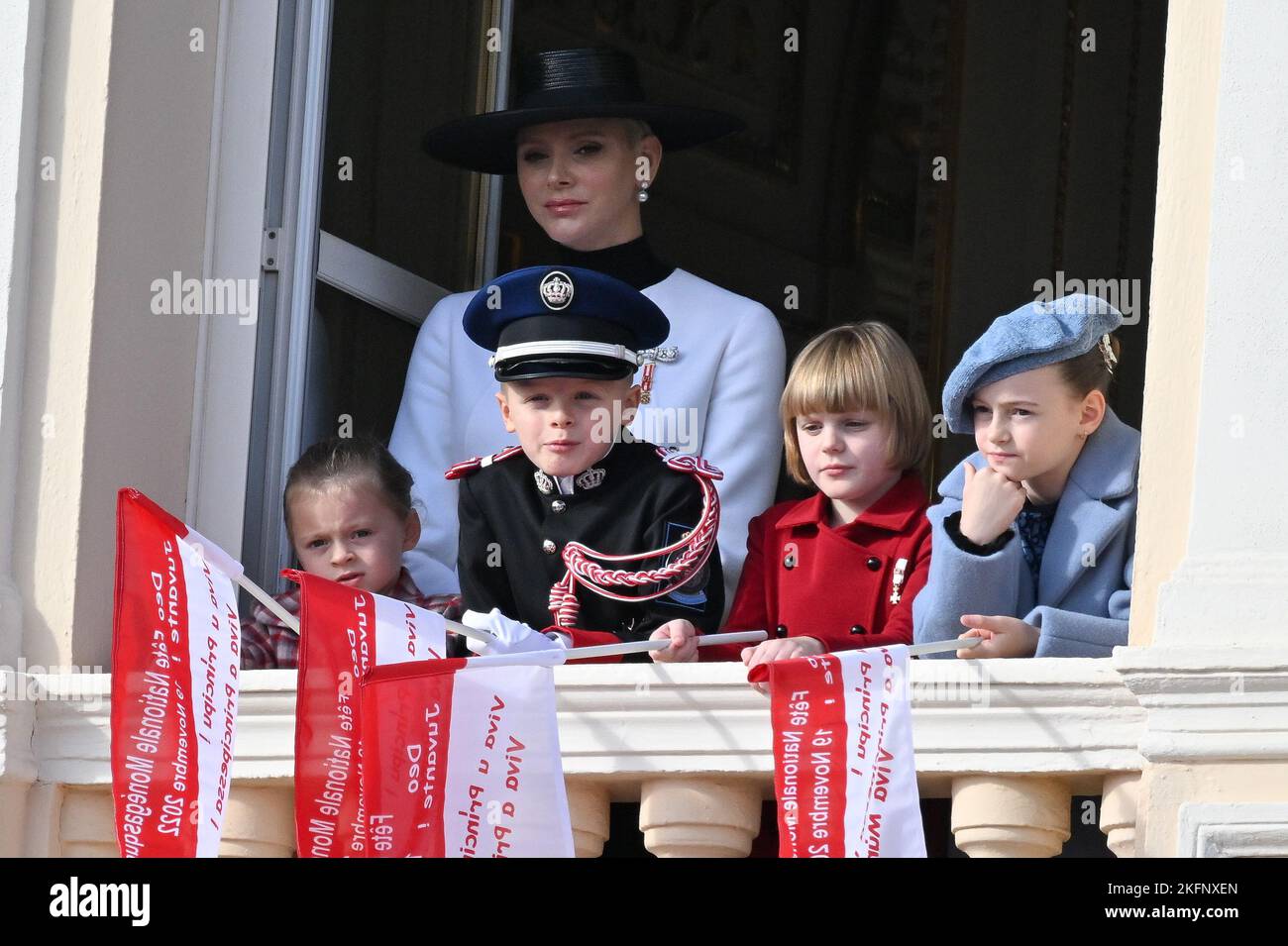 Monaco, November 19, 2022. Prince Albert II of Monaco and Princess ...