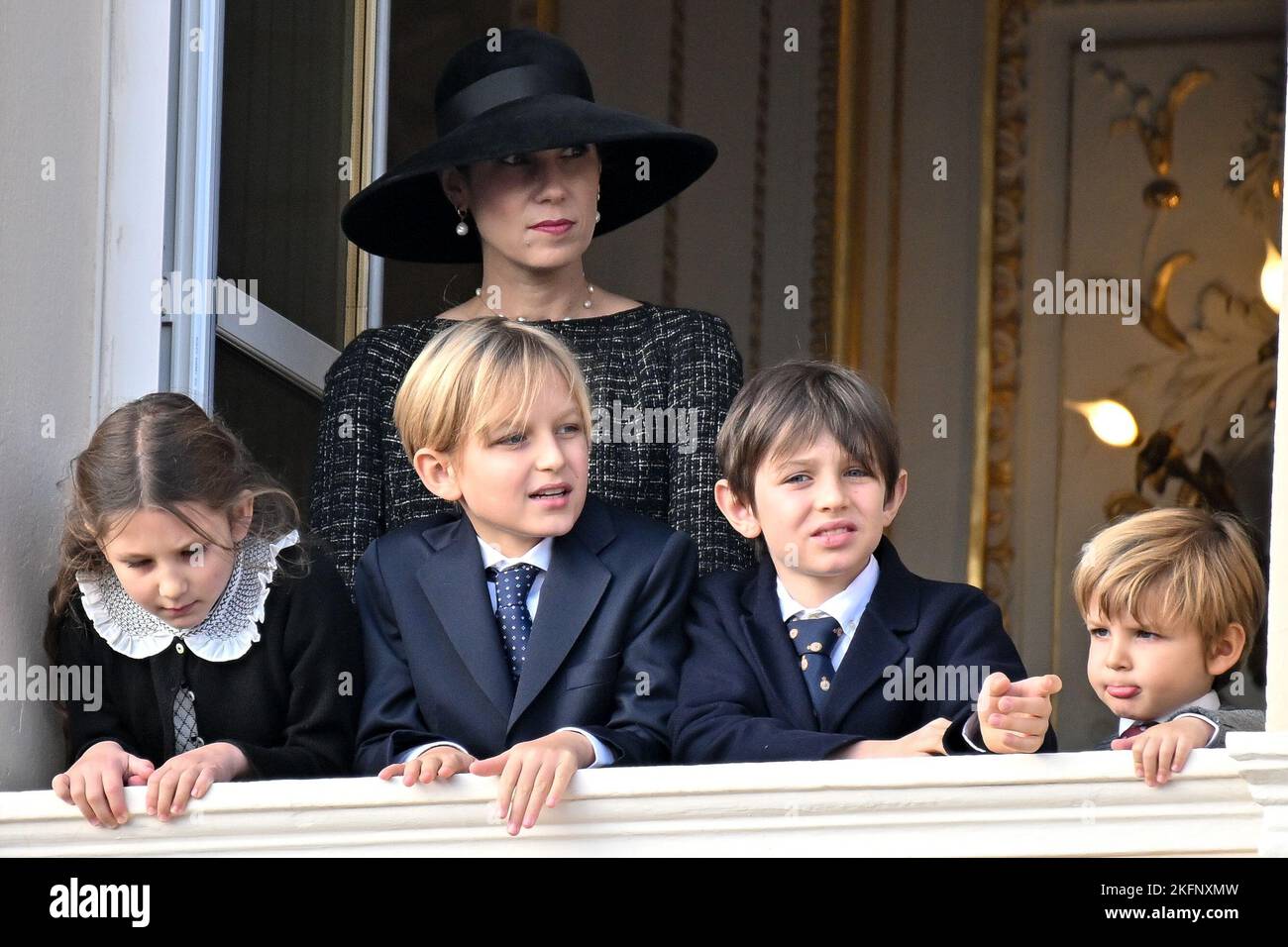 Monaco, November 19, 2022. Prince Albert II of Monaco and Princess ...