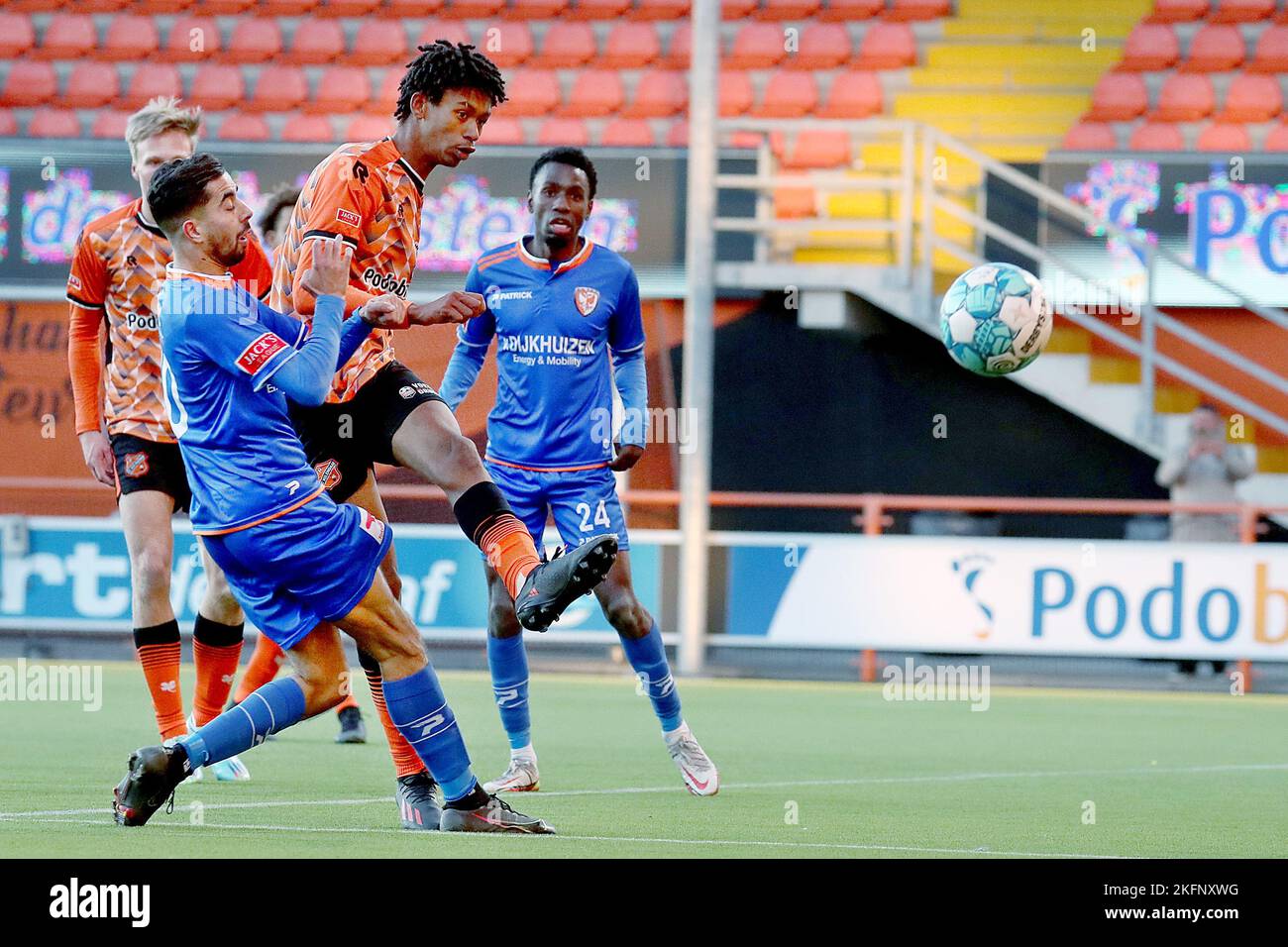 VOLENDAM - 19-11-2022, KRAS Stadium. Jacks League Dutch tweede divisie ...