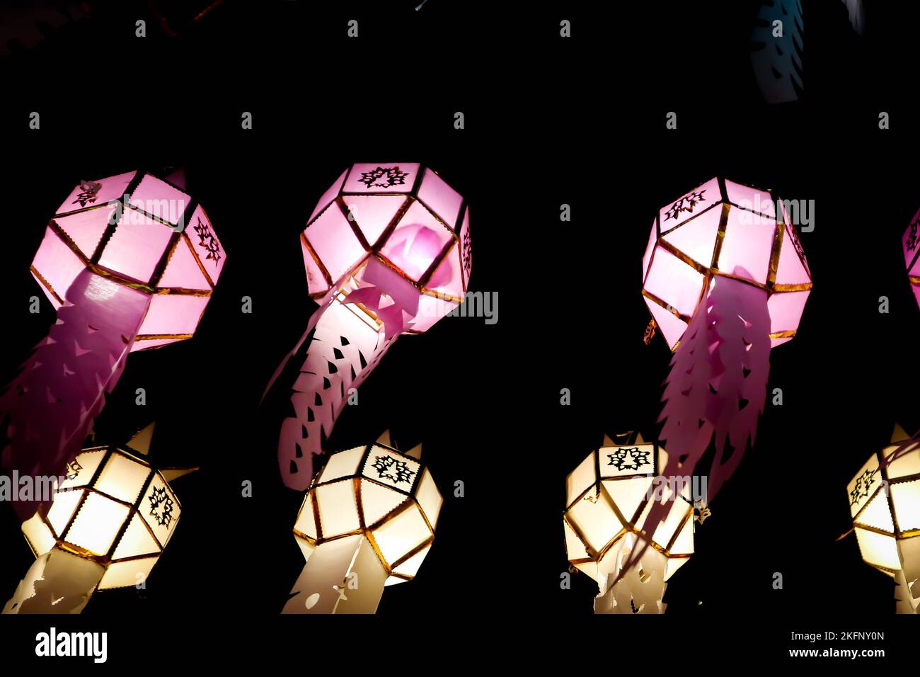 Thai lantern, Thai light or Thai lamp or Thailand festival or festival ...