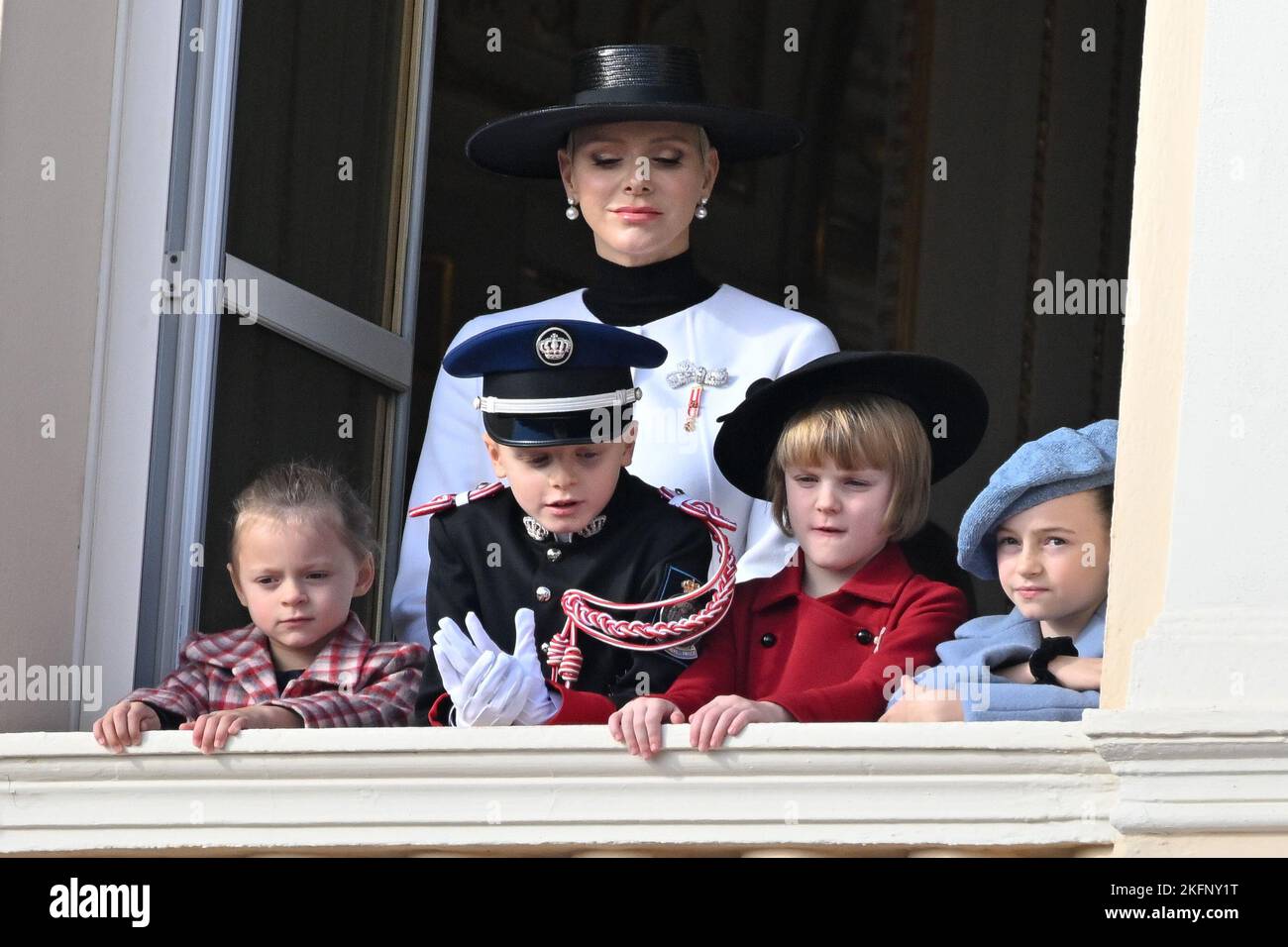 Monaco, November 19, 2022. Prince Albert II of Monaco and Princess ...