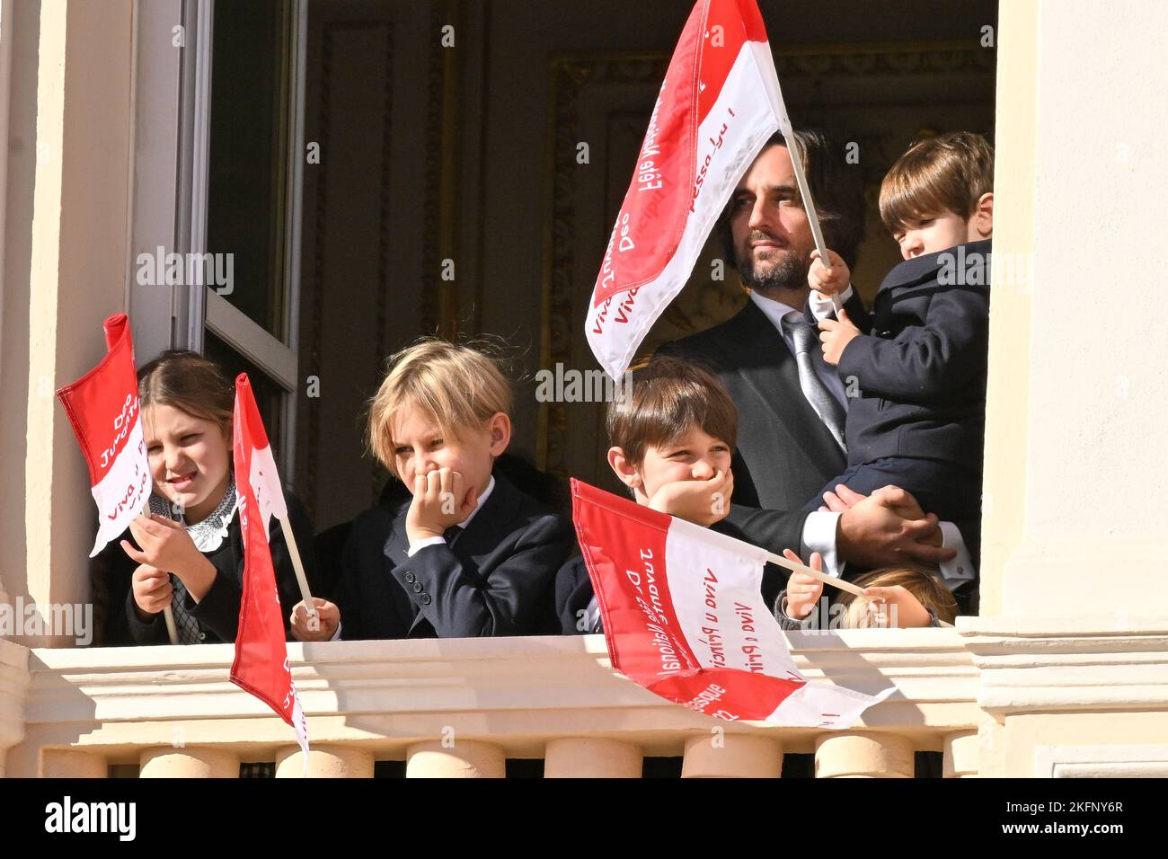 Monaco, November 19, 2022. Prince Albert II of Monaco and Princess ...