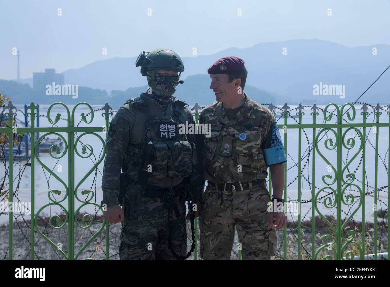 British Lieutenant General Andrew Harrison, United Nations Command of ...