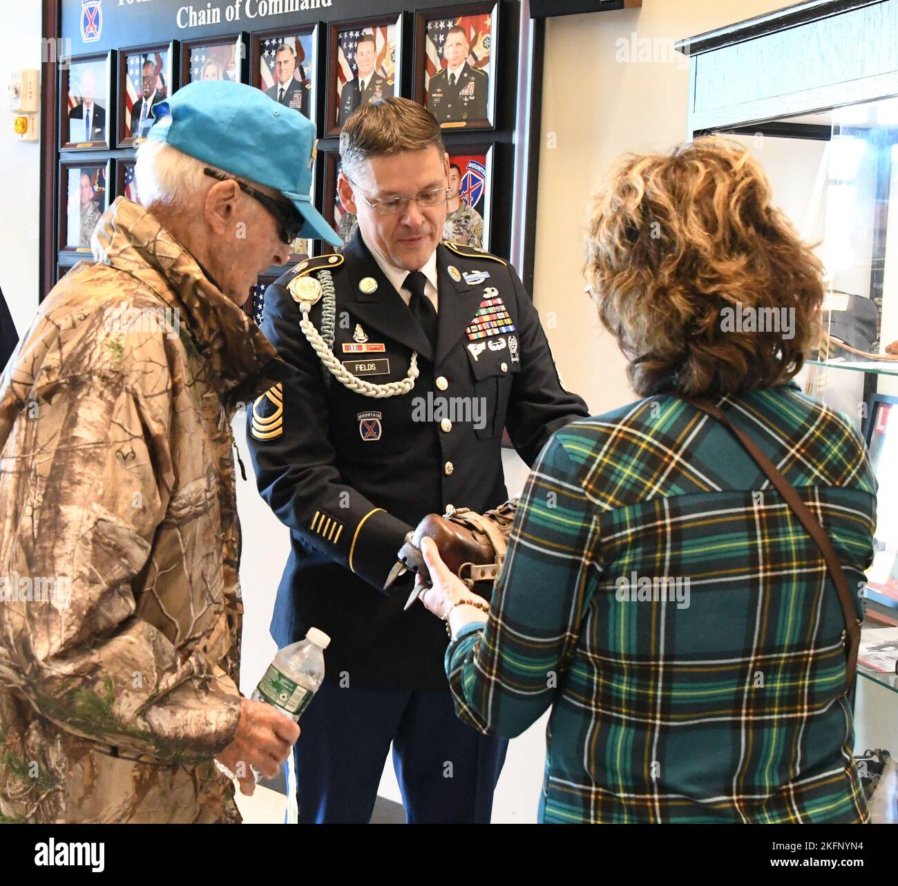 Master Sgt. Daniel Fields, deputy commandant of the Command Sgt. Maj ...