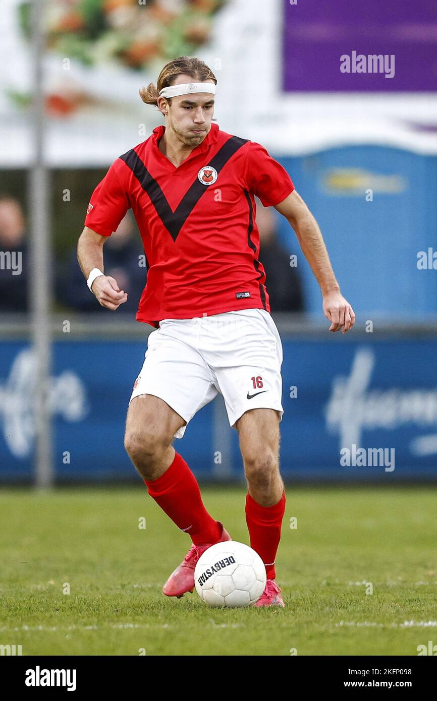 Katwijk , 19-11-2022 , Sportpark Nieuw Zuid , Dutch football , Jack's ...