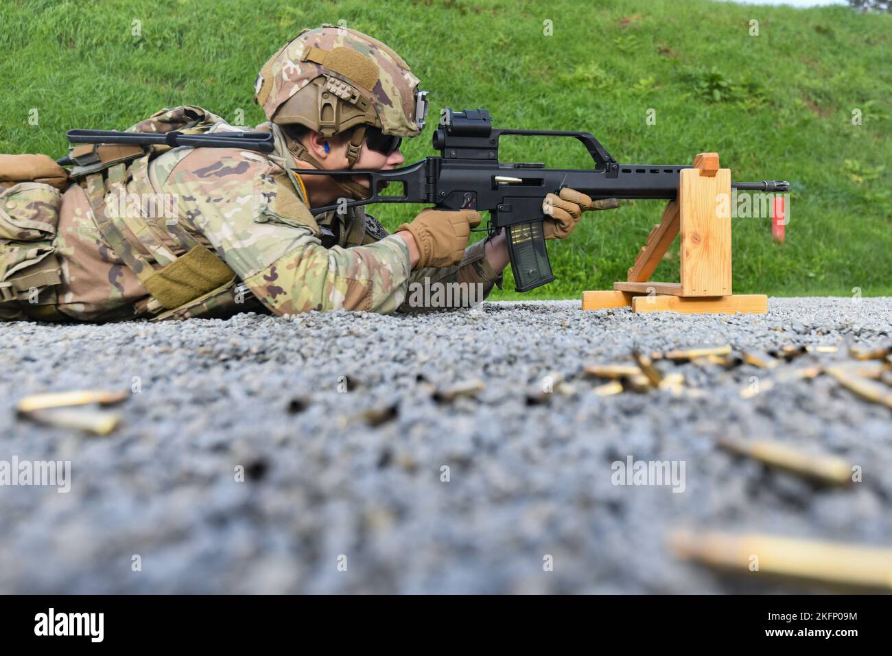 A U.S. Soldier assigned to 1st Squadron, 2nd Cavalry Regiment (1/2CR ...