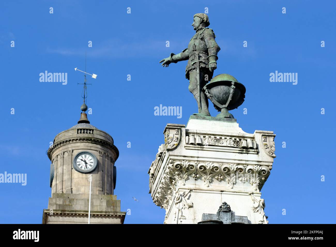 Porto Portugal - statue of Infante Dom Henrique ( Prince Henry the ...