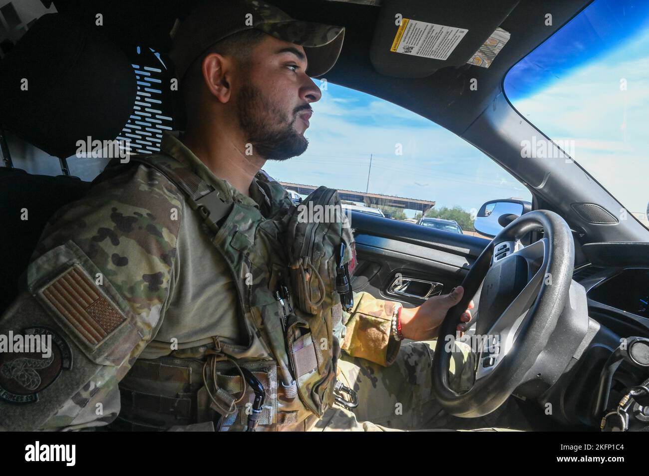 U.S. Air Force Senior Airman Bryan Bolanos, 56th Security Forces ...